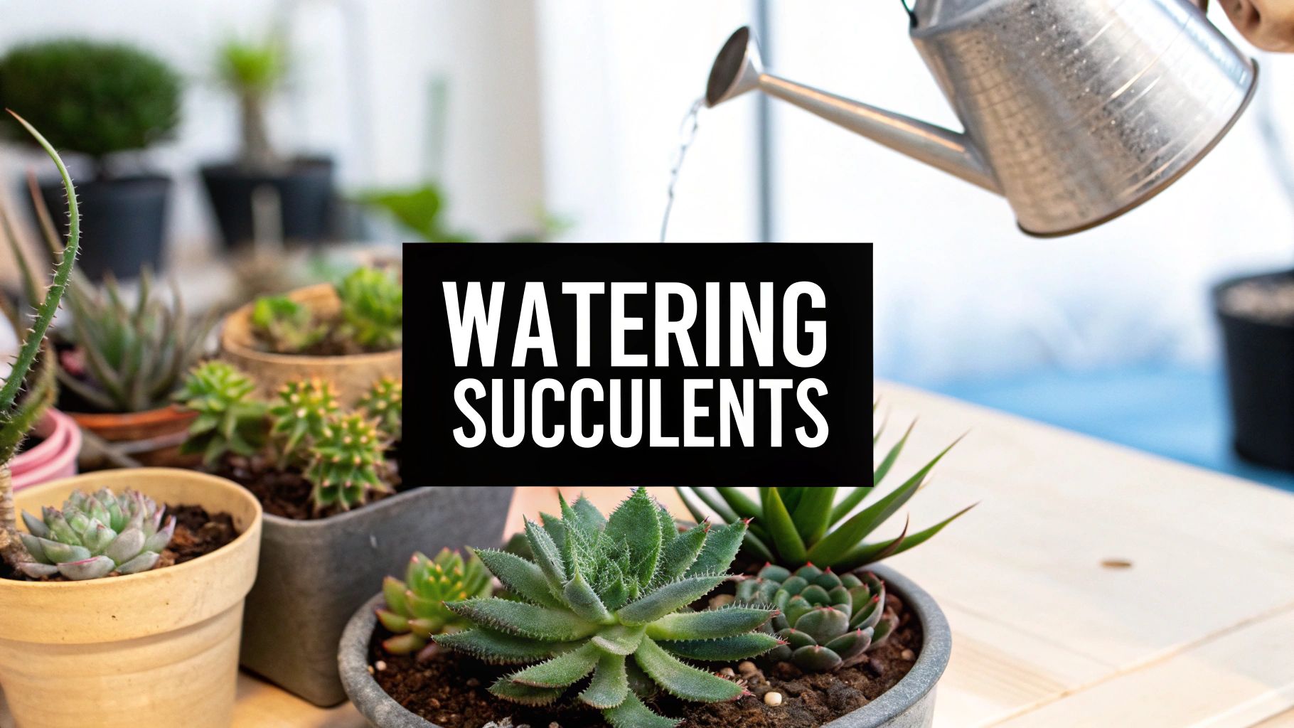 How Much to Water Succulent Plants for Healthy Growth - The Cactus Outlet