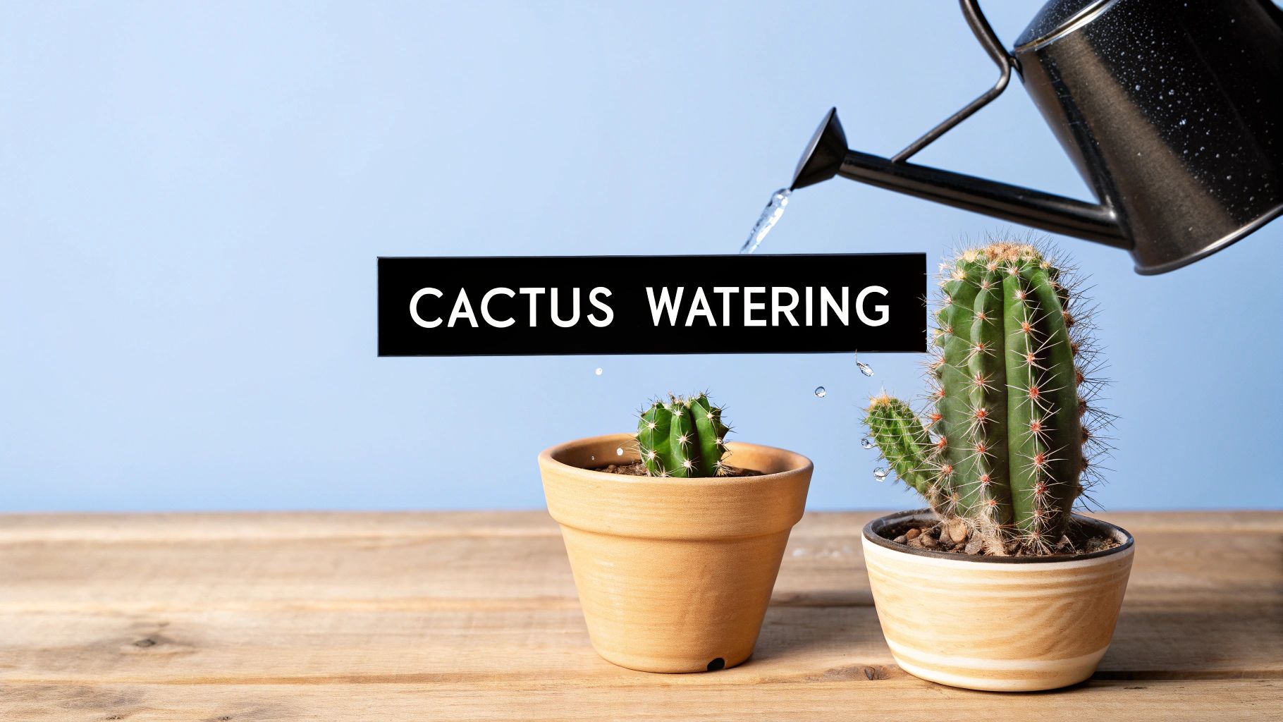 How to Water a Cactus Without Killing It - The Cactus Outlet